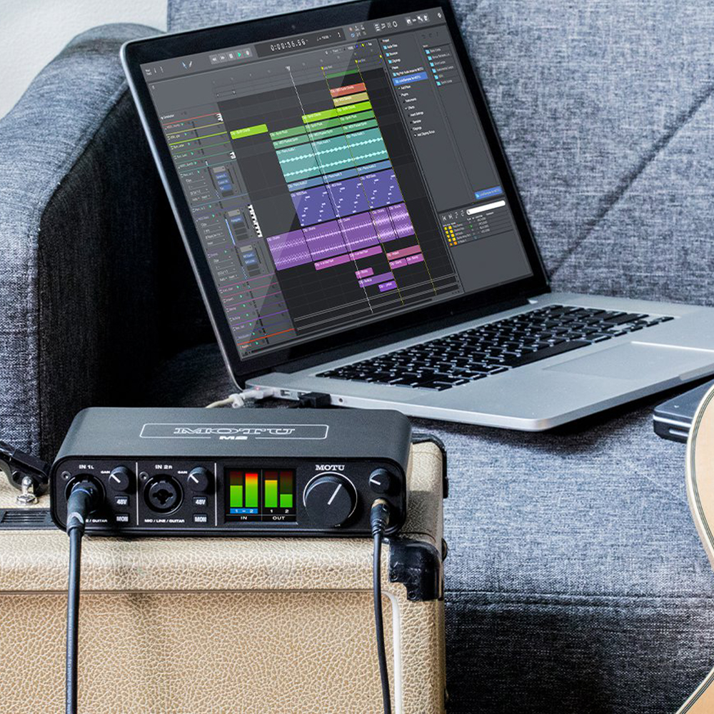 MOTU M2, USB Audio Interface - The Disc DJ Store